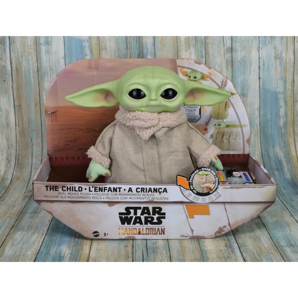 Disney | Toys | The Child Remote Control Real Moves Plush Baby Yoda Rc ...